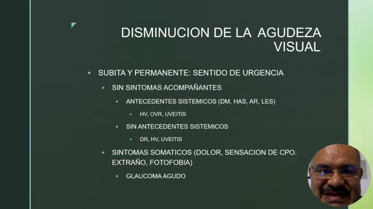 Disminución Unilateral de la Agudeza Visual: Causas, Síntomas y ...